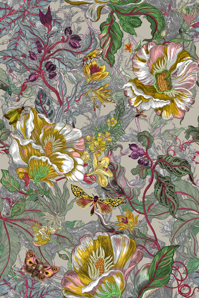 XL Jungle Wallpaper Panels - Papaver | Mix & Match Wallpaper Panels ...