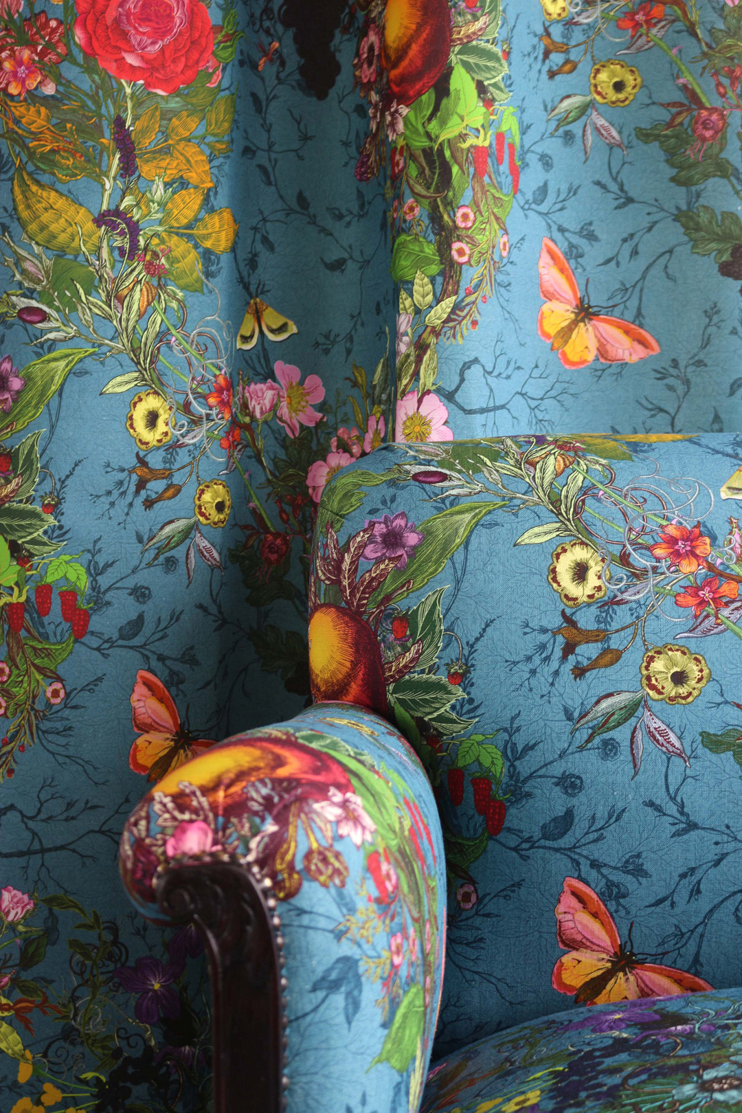 Timorous Beasties Bloomsbury Garden Fabric | Timorous Beasties